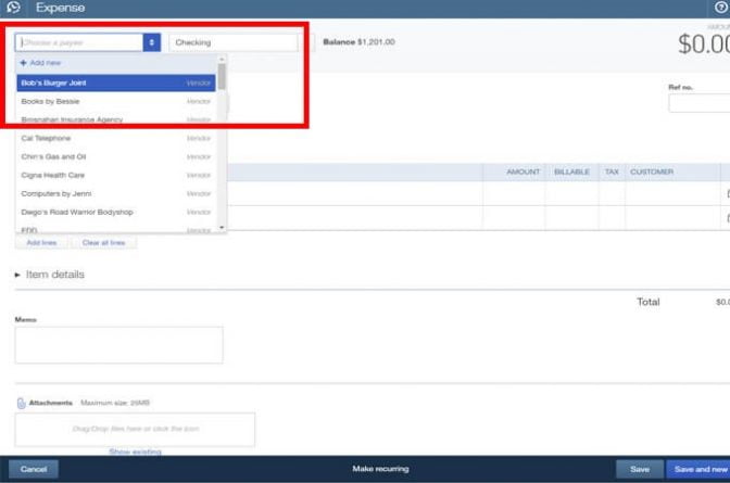 How to Enter Expenses in QuickBooks?